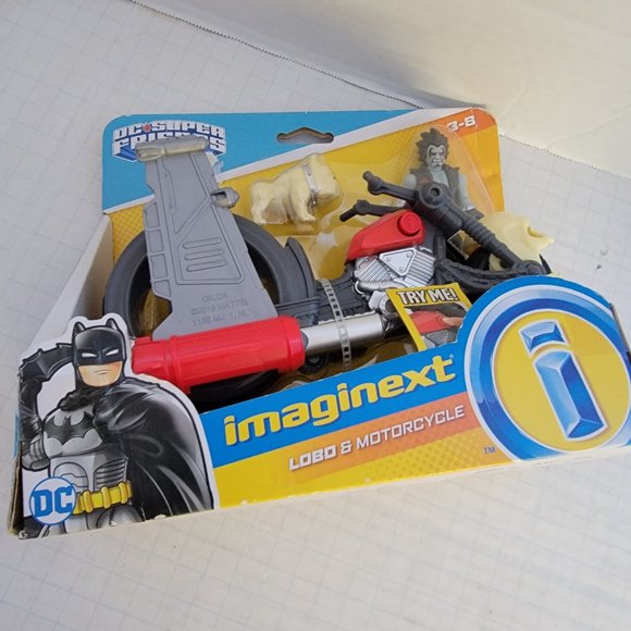 Fisher-Price | Toys | New Dc Super Friends Imaginext Lobo Motorcycle ...
